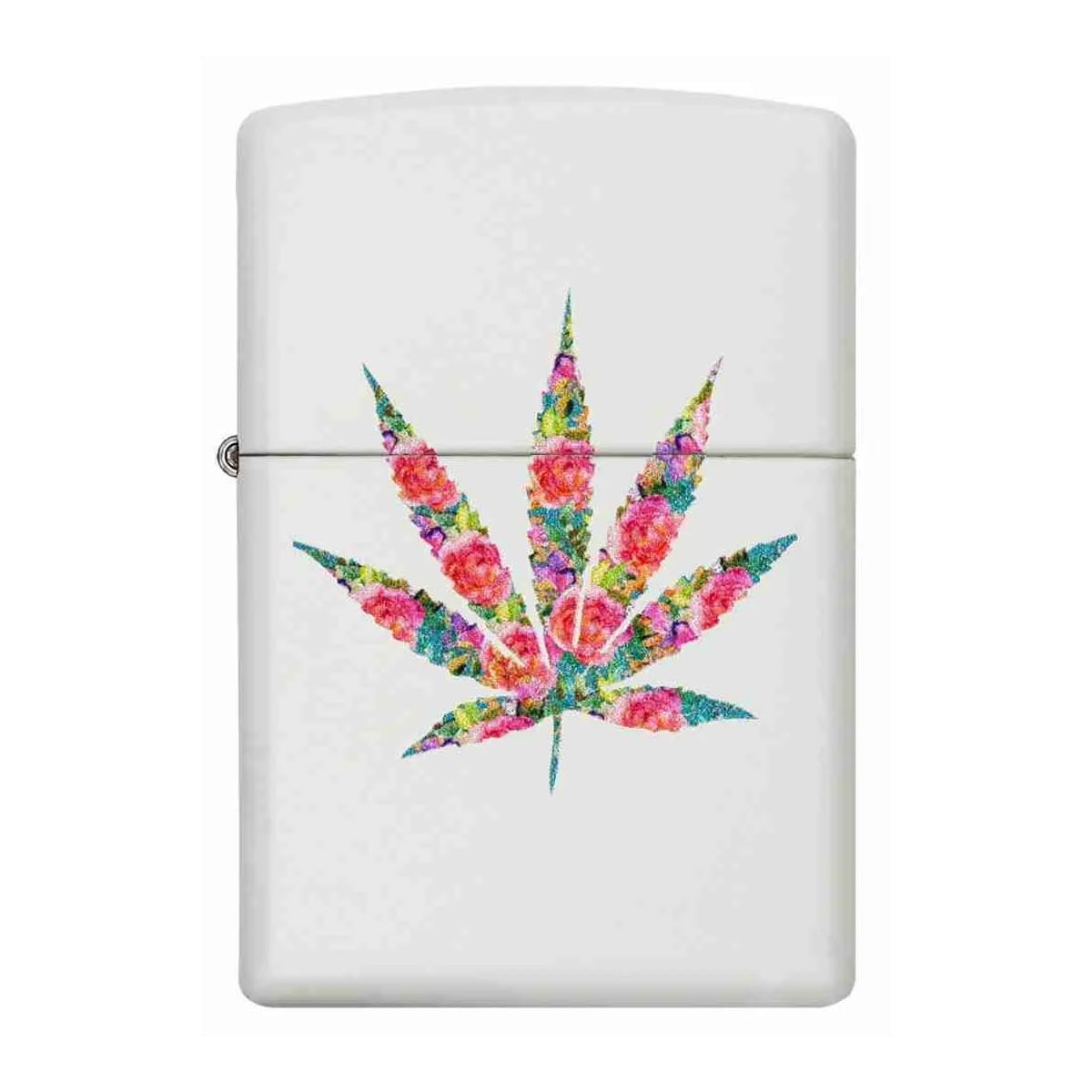 Encendedor Floral Weed Design Blanco Zp29730 | Lider