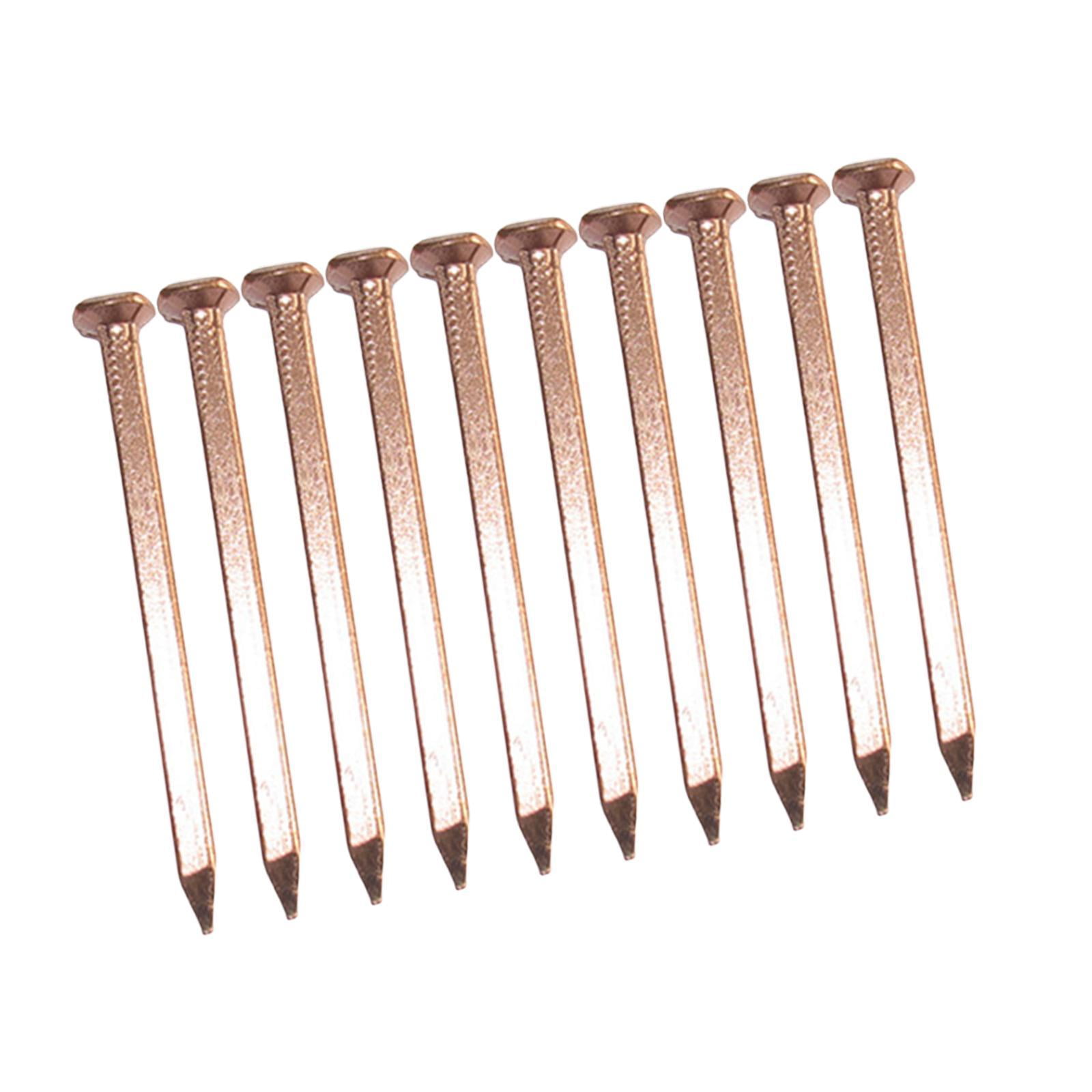 Clavos De Cobre, Hardware De Fácil Instalación, 10x Para Paisajismo ...
