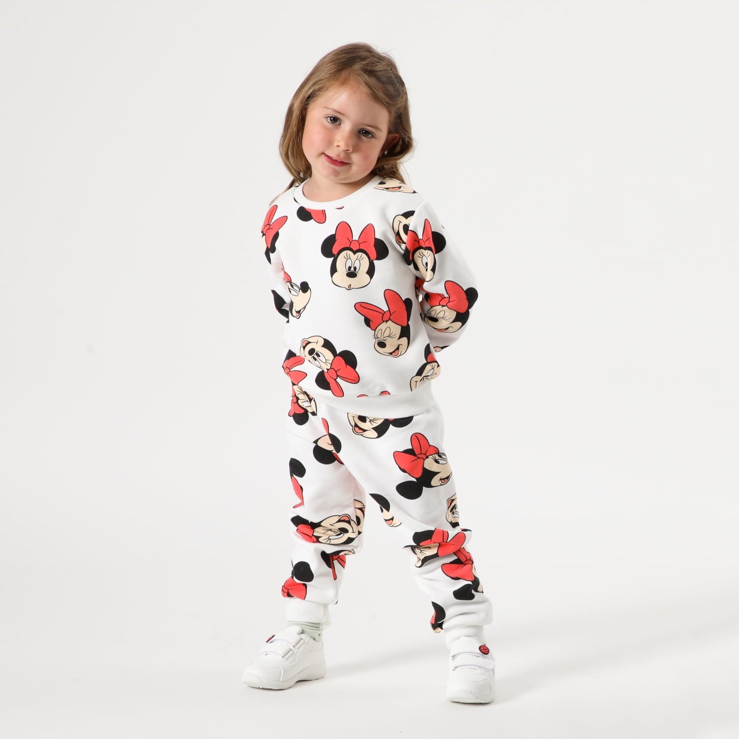 Buzo Niña Minnie Full Print Rosado Disney | Lider