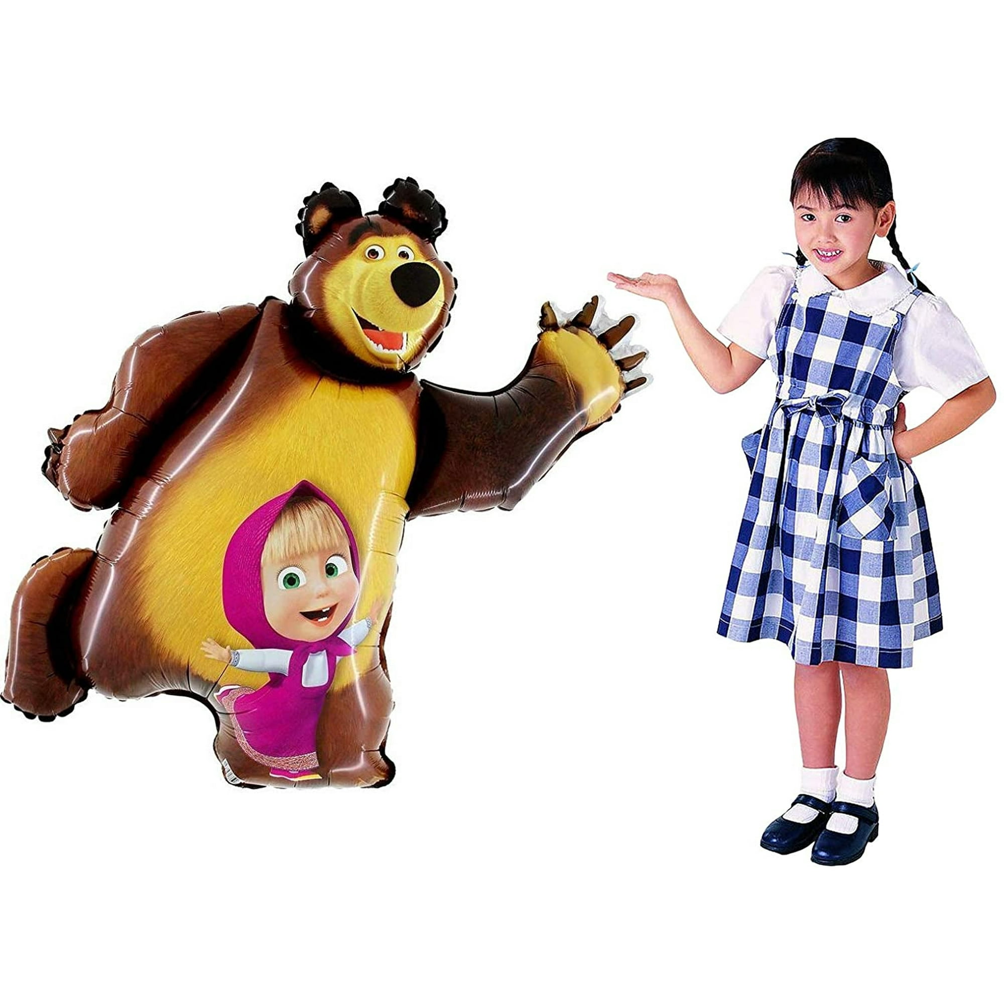 Masha y el oso Super Shape Figura de Masha Balloon Party Sum Masha and ...