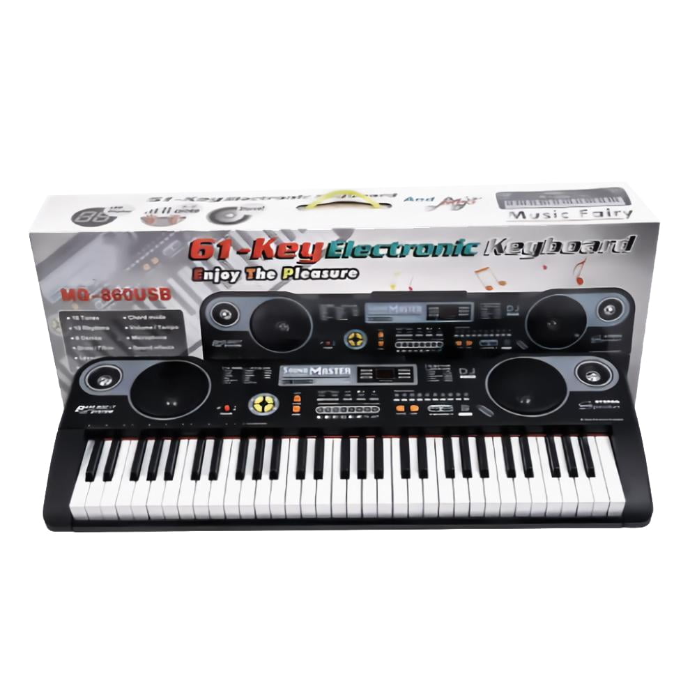 Teclado Electrónico Digital 61 Teclas MQ-860 USB - PA-K0 | Lider