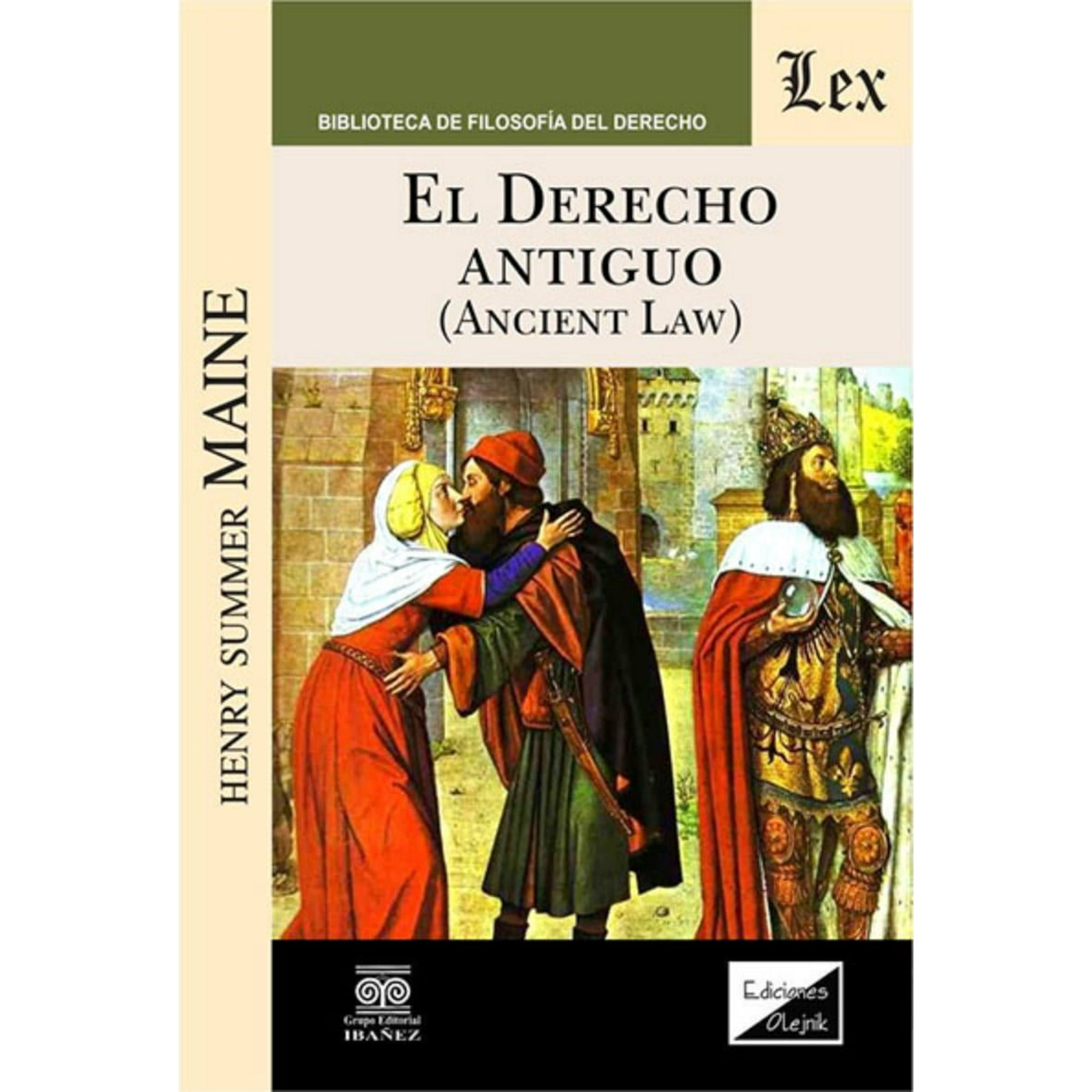 Libro Derecho Antiguo. Ancient Law. Parte General - Henry S | Lider