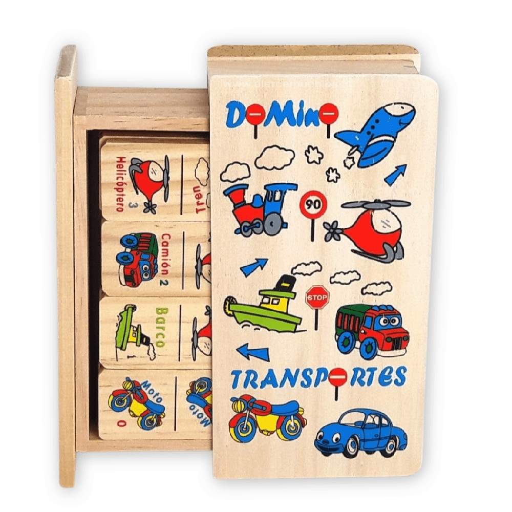 Dominó Transporte De Madera Para Niños - PB-C1 | Lider