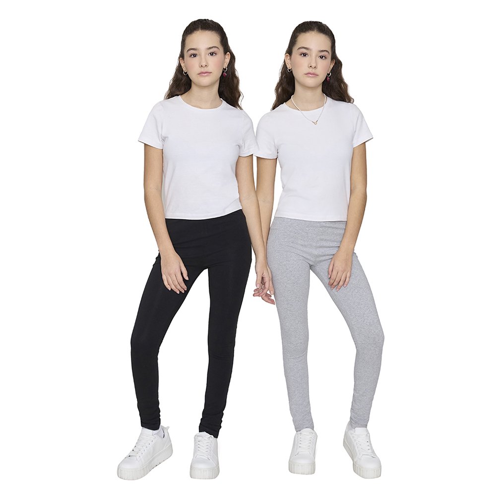Calza Niña Teen Bipack Color Negro Corona | Lider