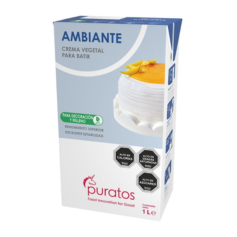 Crema Vegetal Ambiante 12 Unidades 1 Litro | Lider