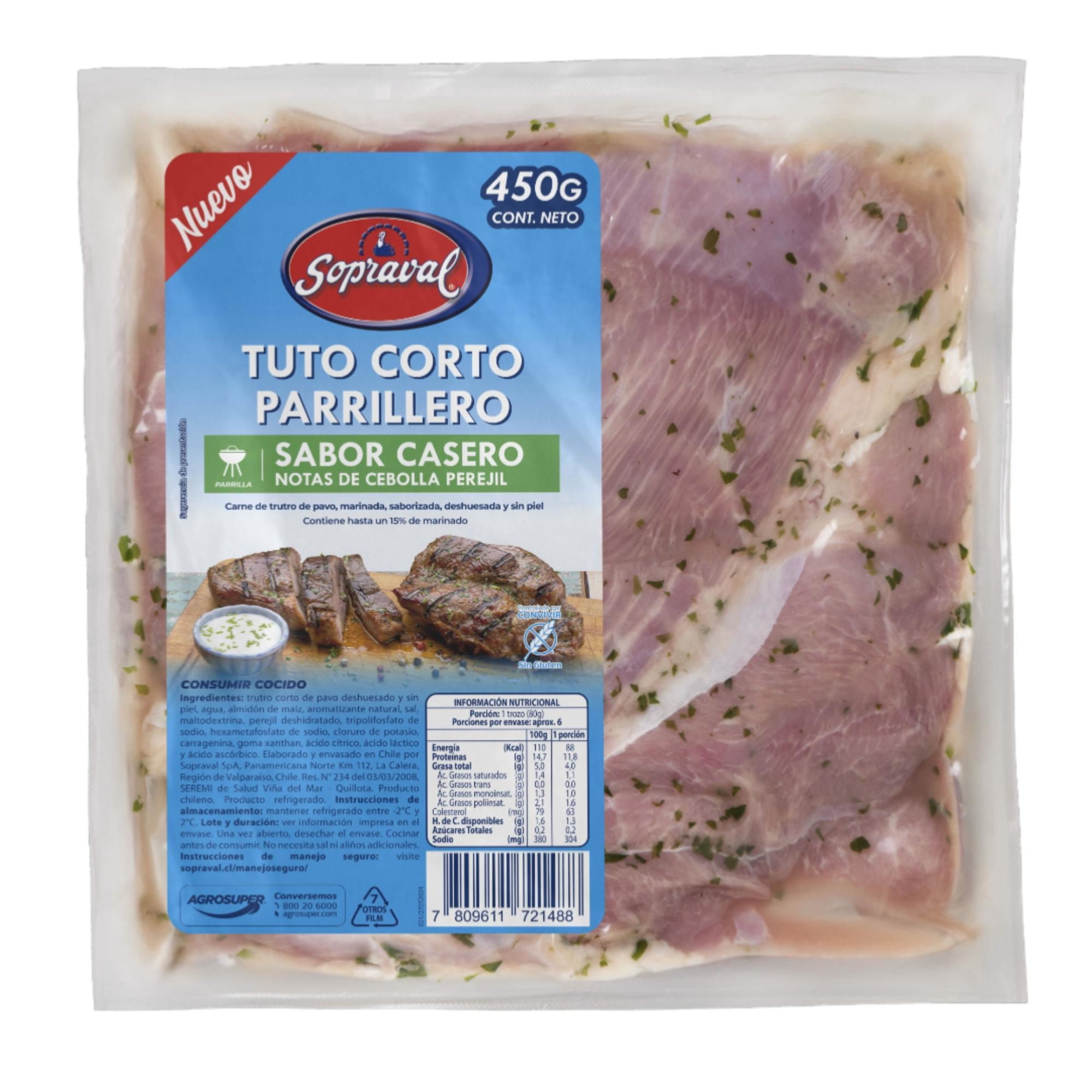 Tuto Corto Parrillero Casero, 450 g | Lider