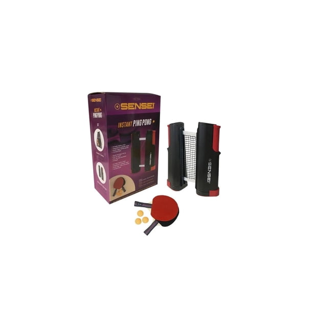 Set Ping Pong 2 Paletas+Red Retráctil+3 Pelotas Sensei | Lider