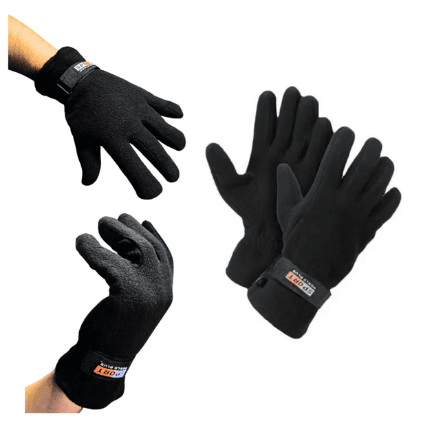 Guantes Forro Polar Ajustable Sport World Blue Estilo Polar | Lider