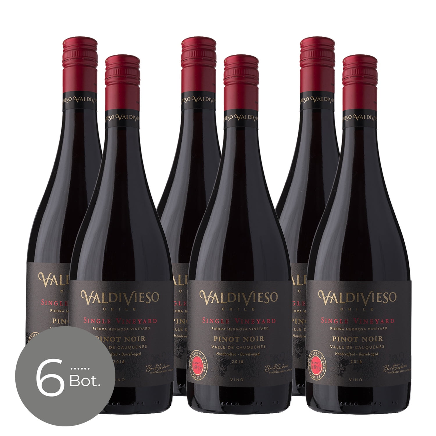 Pack x6 Vino Valdivieso SV Pinot Noir 750 cc | Lider