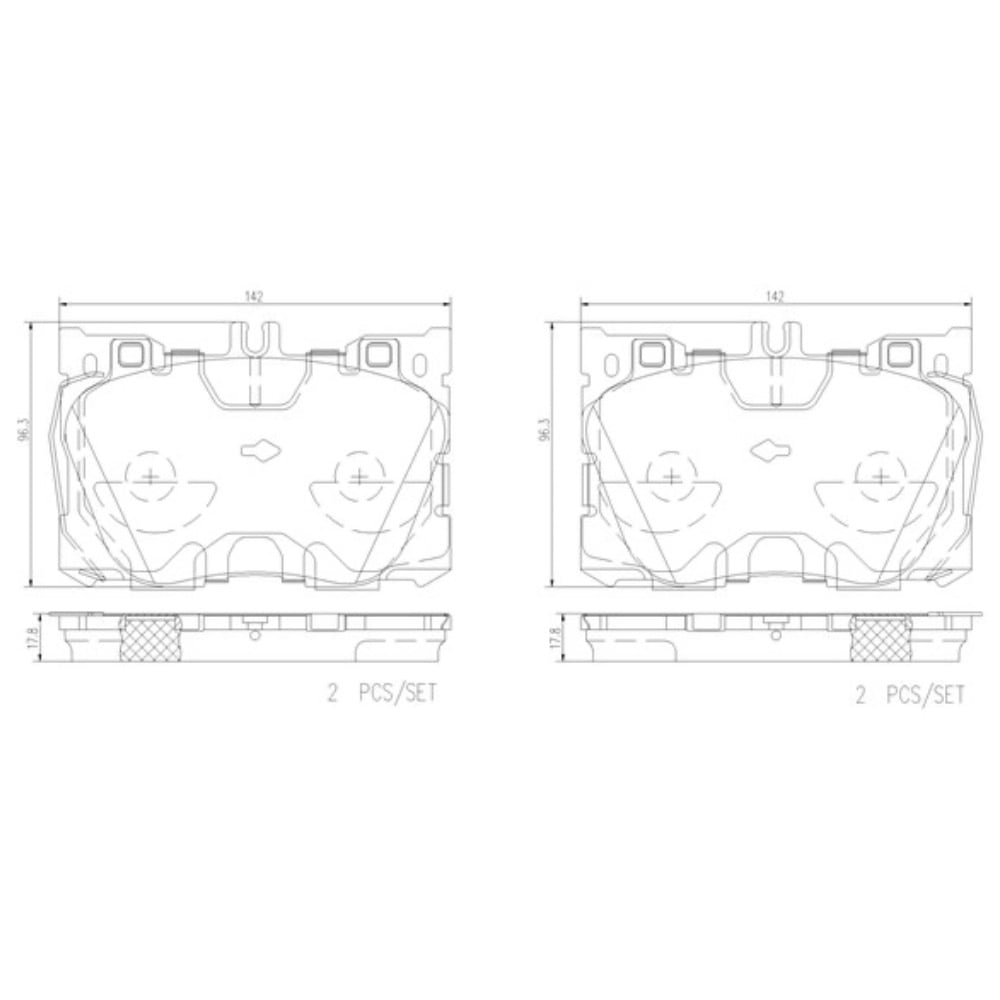 Pastillas Freno para auto POWERSTOP 17-1871 | Lider