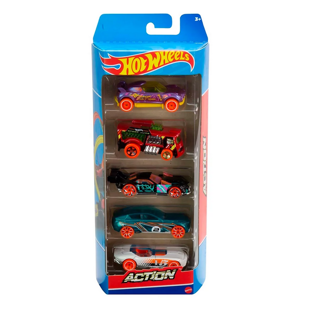 HOT WHEELS SUPER PAQUETE DE 5 UNIDAD 1UN MATTEL | Lider