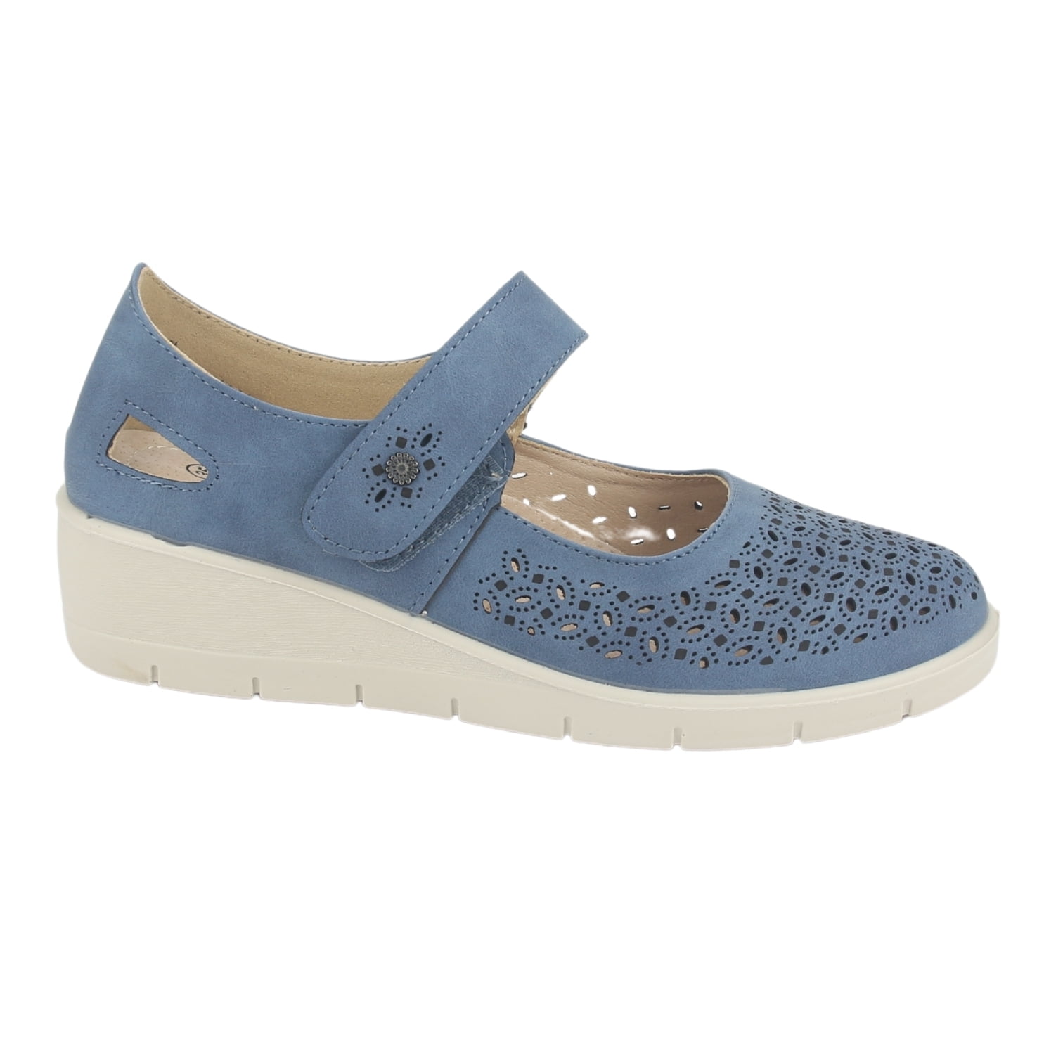 Zapato Chalada Mujer Cona-1 Azul Casual | Lider