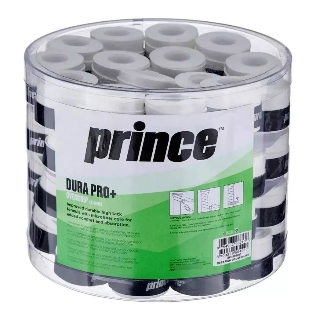 Overgrip Prince Durapro+ Blanco X60 Tenis/Padel | Lider
