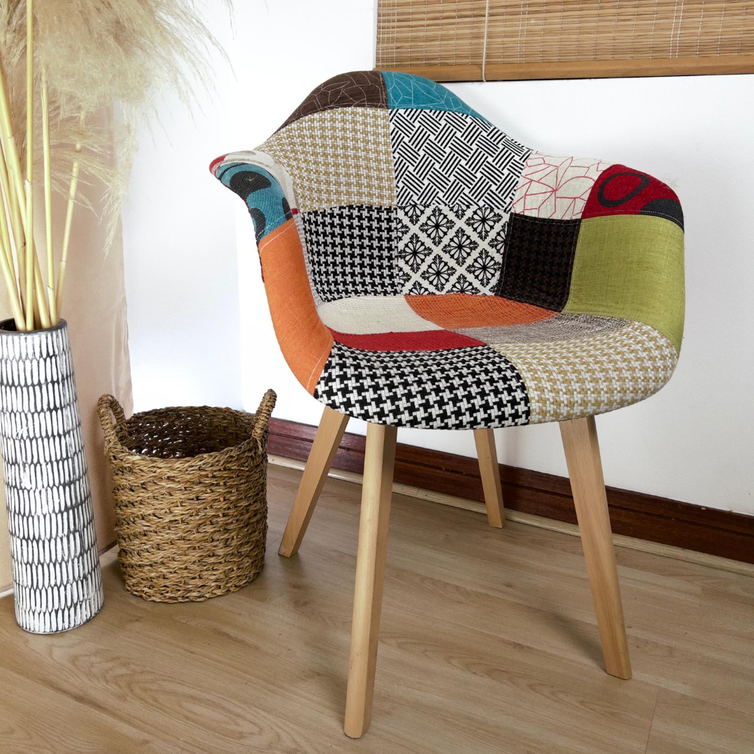 Butaca Patchwork Naranja | Comodidad y Estilo Vanguardista naranja | Lider