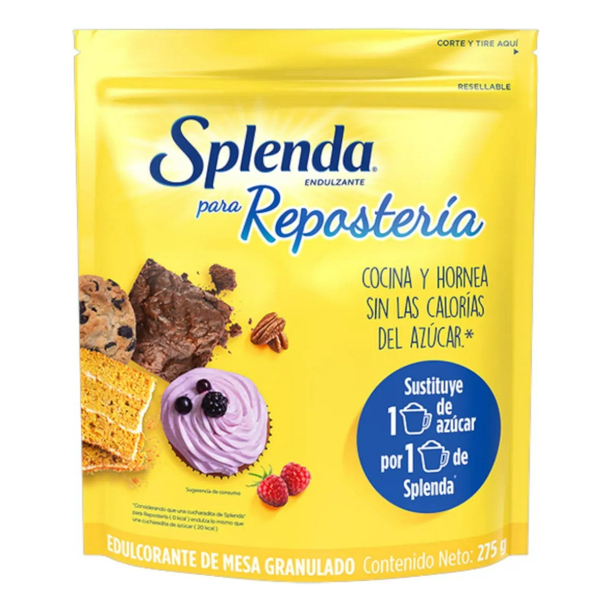 SPLENDA ENDULZANTE PARA REPOSTERIA 275G | Lider