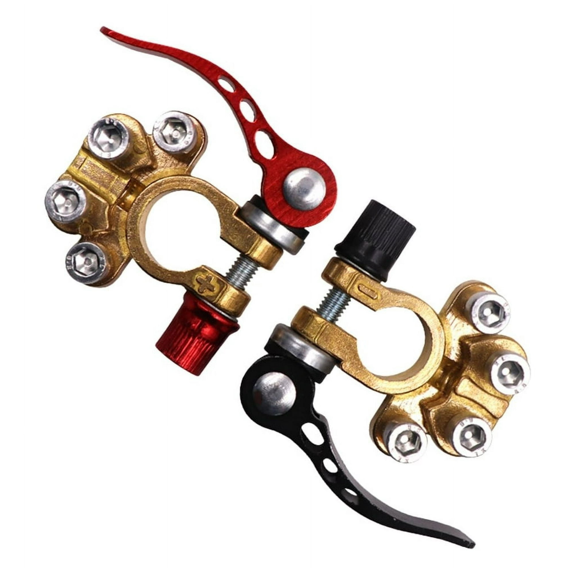 Set Terminales Bornes Batería Auto 12-24v Positivo Negativo | Lider