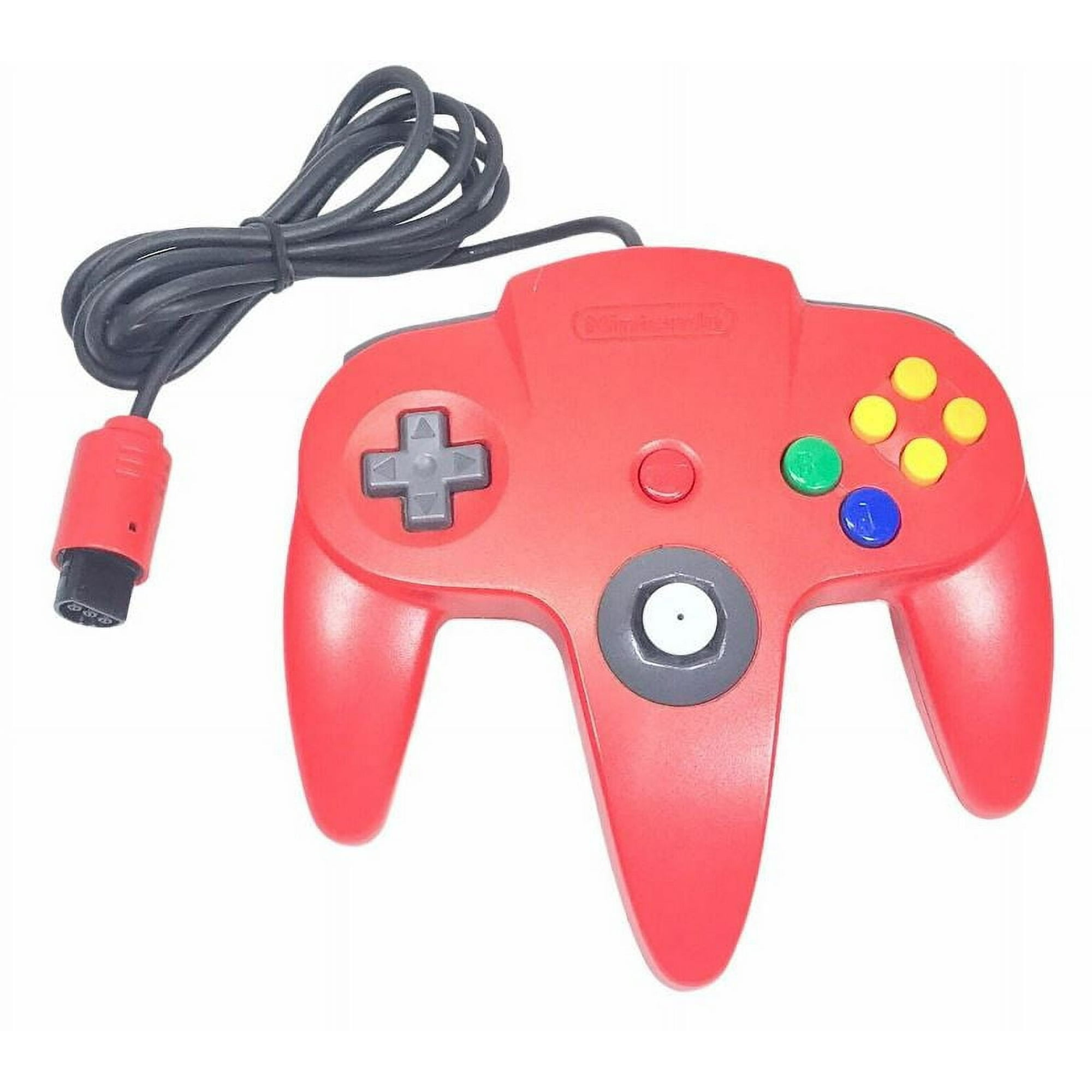 Mando Oficial Auténtico de Nintendo N64, Color Rojo, 100 % OEM | Lider