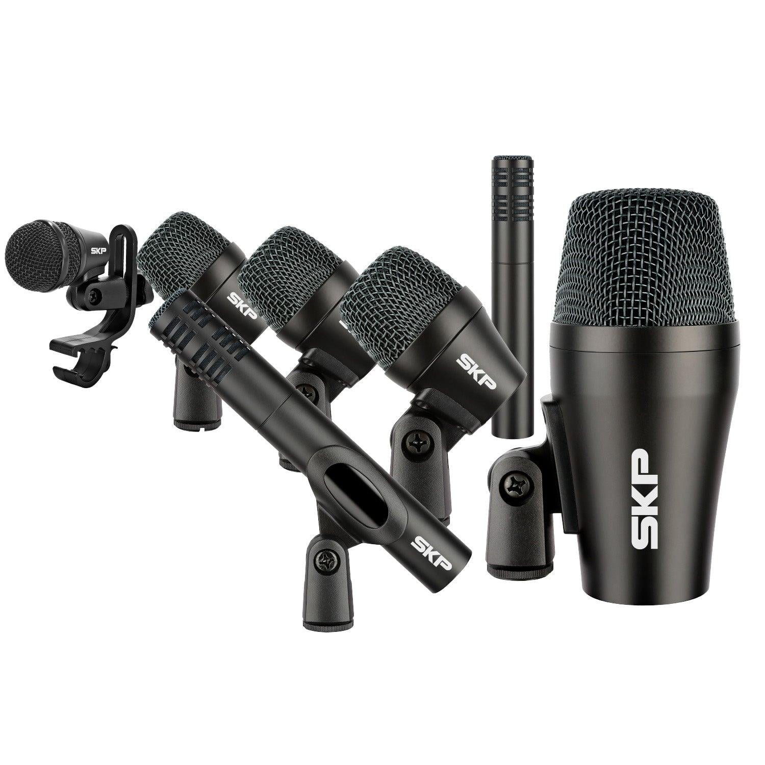 Set de micrófonos de batería SKP Drum 7 negro | Lider
