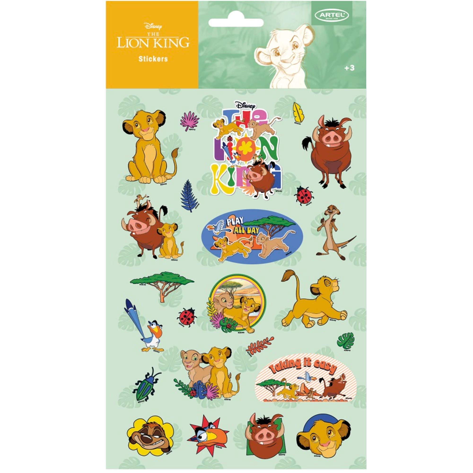 Lamina stickers rey leon | Lider