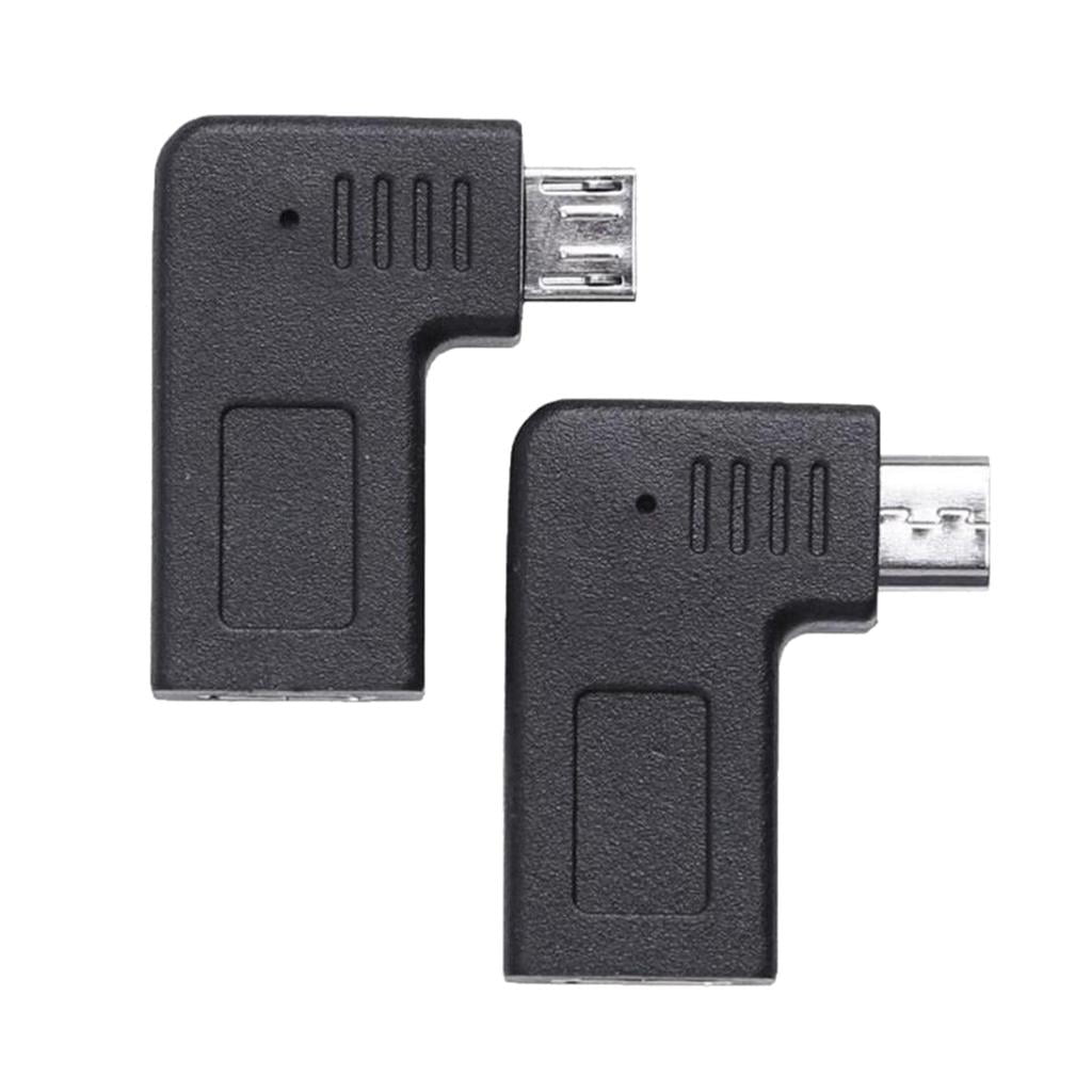 Adaptador Micro USB Macho A Tipo C Hembra De 90 Grados | Lider