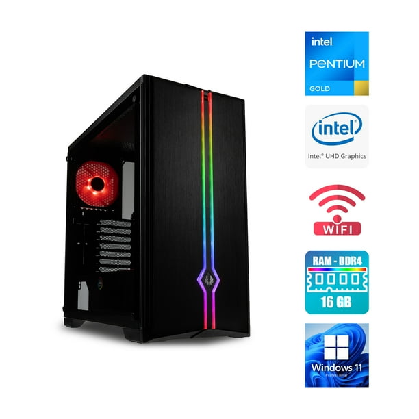 PC Gamer Intel Pentium Gold G6400 - Gráficos Integrados - 16 GB RAM ...