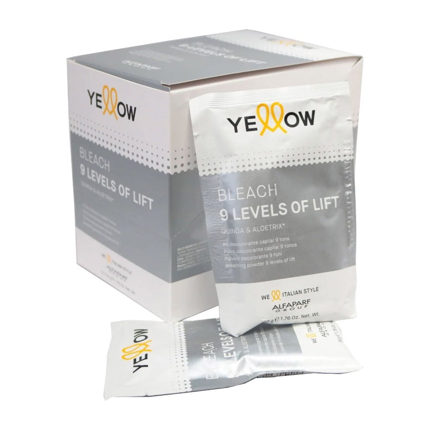 Decolorante Yellow 9 Tonos Aclarado 12 Sobres 50g | Lider