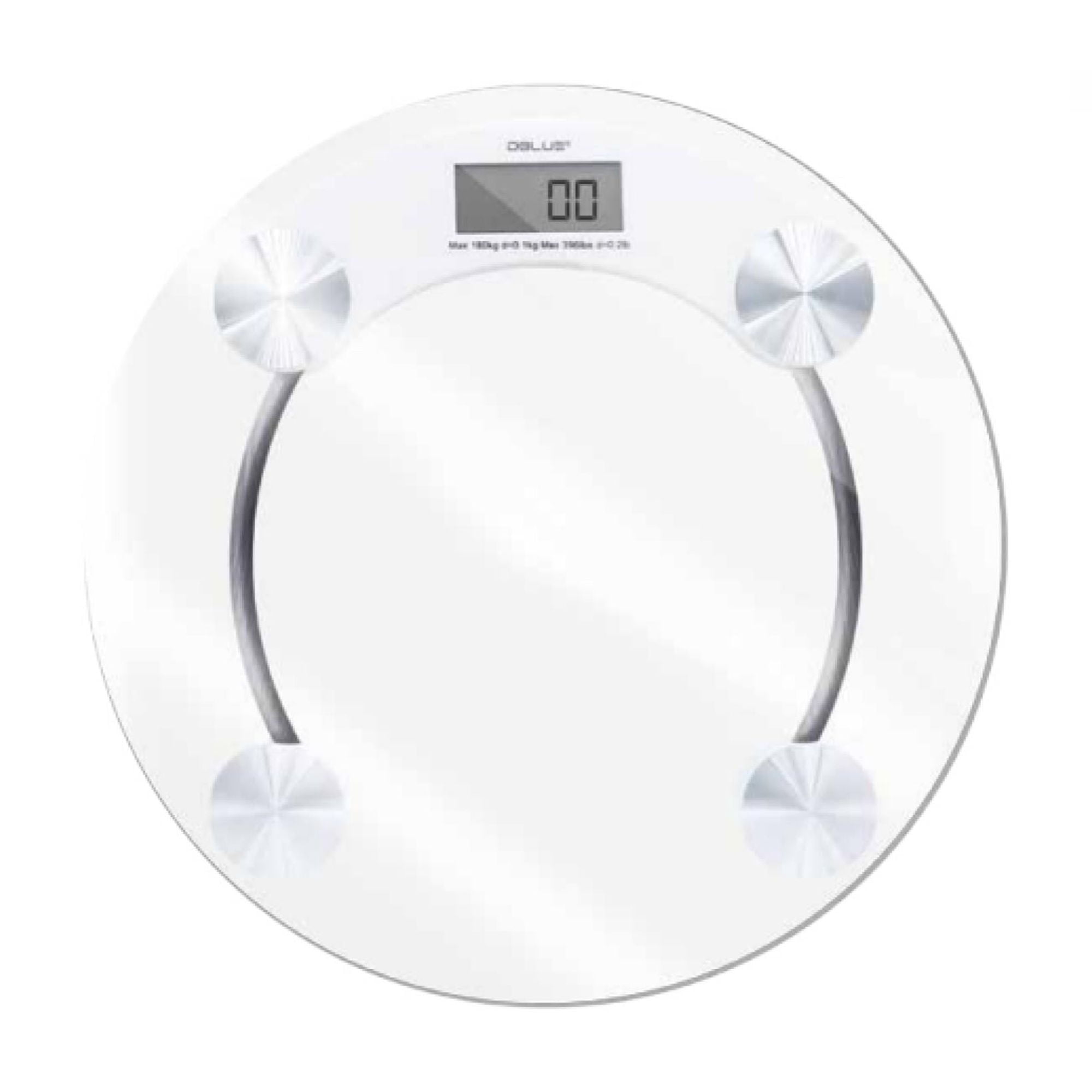 Pesa Balanza Personal 180Kg Vidrio Redondo Dblue | Lider