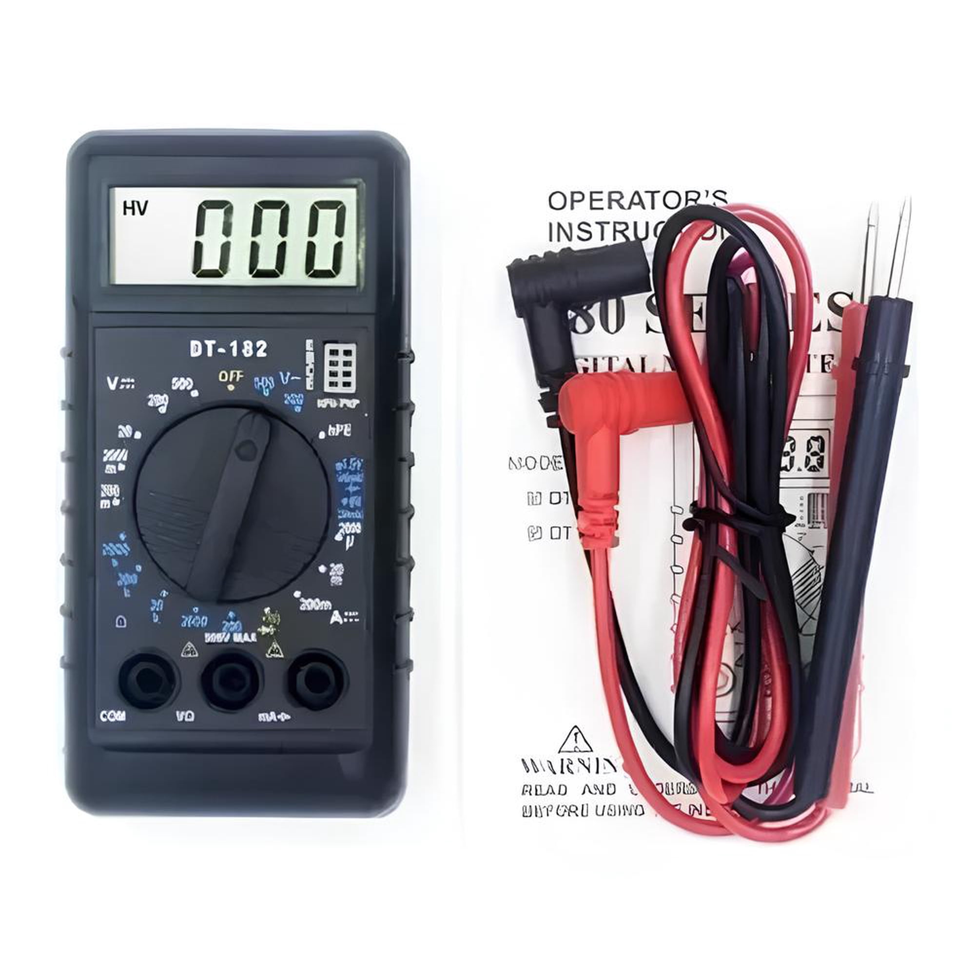 Tester Dt-182 Digital Multitester Portatil | Lider