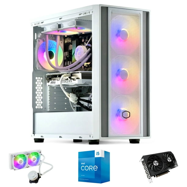 PC GAMER Blanco INTEL CORE i5 14400 32gb DDR5 1Tb RTX 4070 WiFi | Lider
