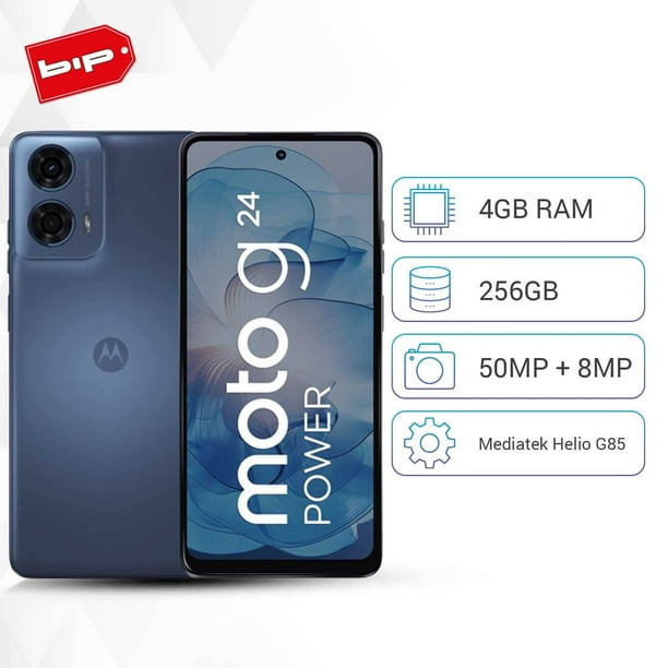 Celular Moto G24 4GB+256GB Power azul medianoche | Lider