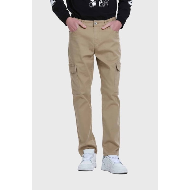 Jeans Hombre Slim Cargo Camel | Lider