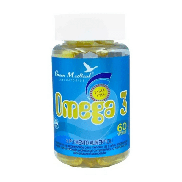 Suplemente Alimenticio Omega 3 30 Cap Green Medical | Lider