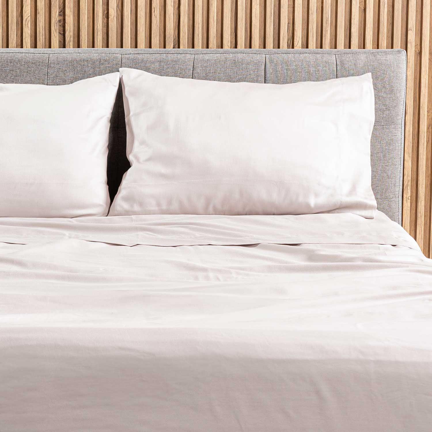 Sabanas 200h 2p Saten Gris Claro | Lider