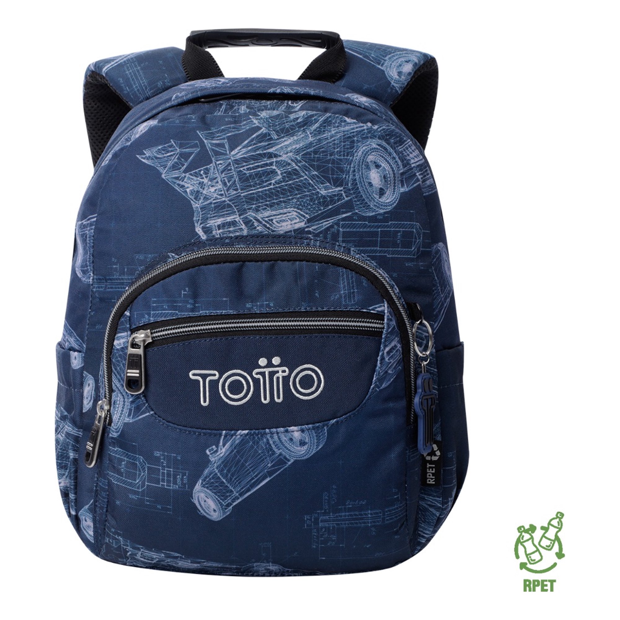 Mochila Urbana Notebook Escolar Totto Classic Tempera Niño | Lider