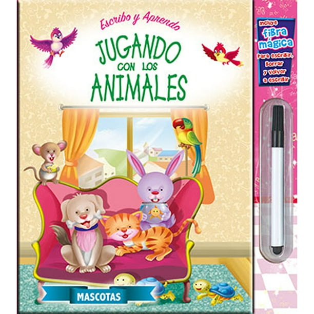Libro Escribo Y Aprendo Jugando Con Los Animales-Mascotas | Lider