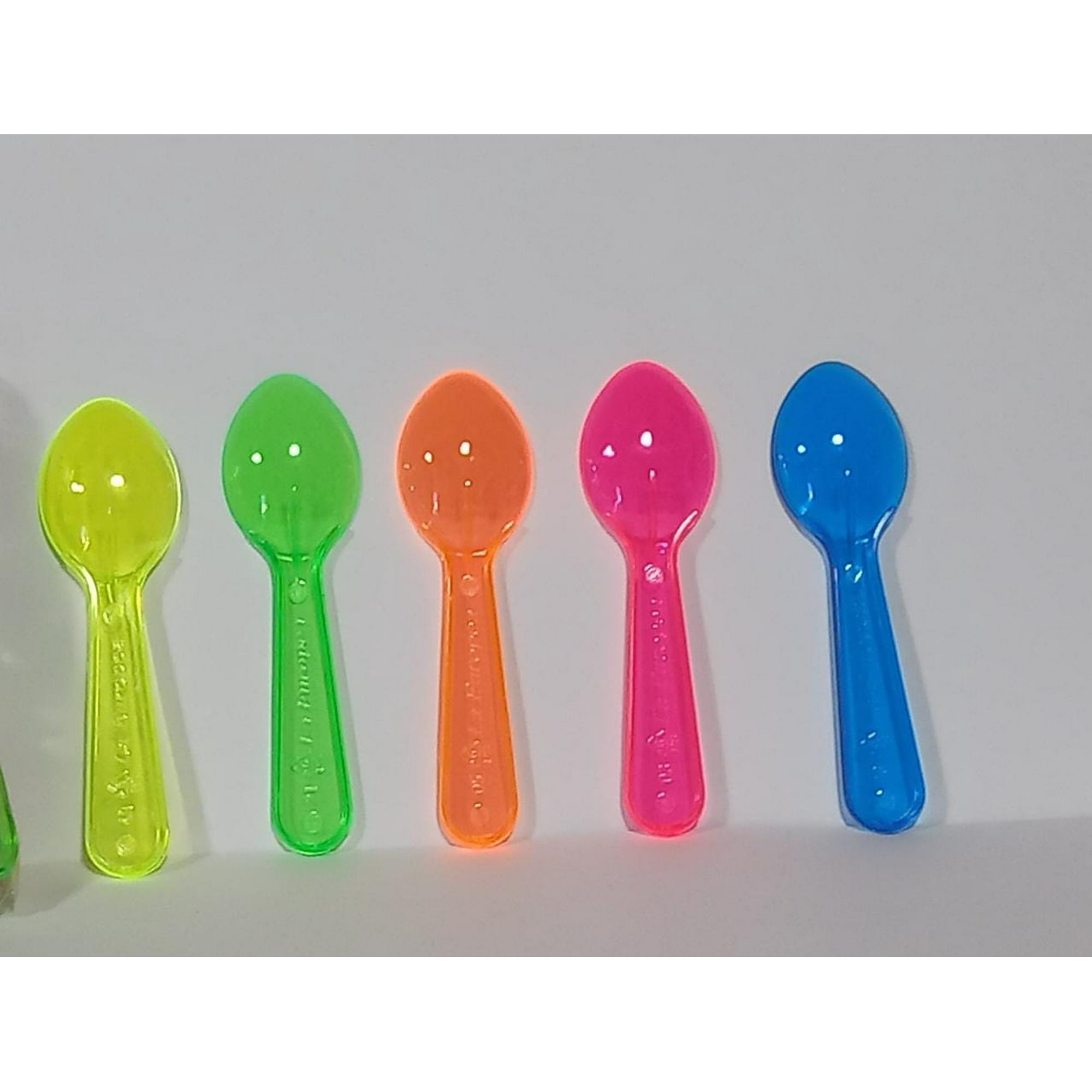 Cucharas de Plástico, colores surtidos (50 unidades) | Lider
