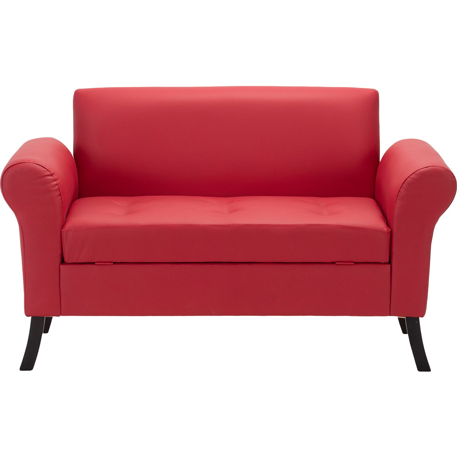 Banqueta Baul + Respaldo Lua 2c Pu 20 Rojo | Lider