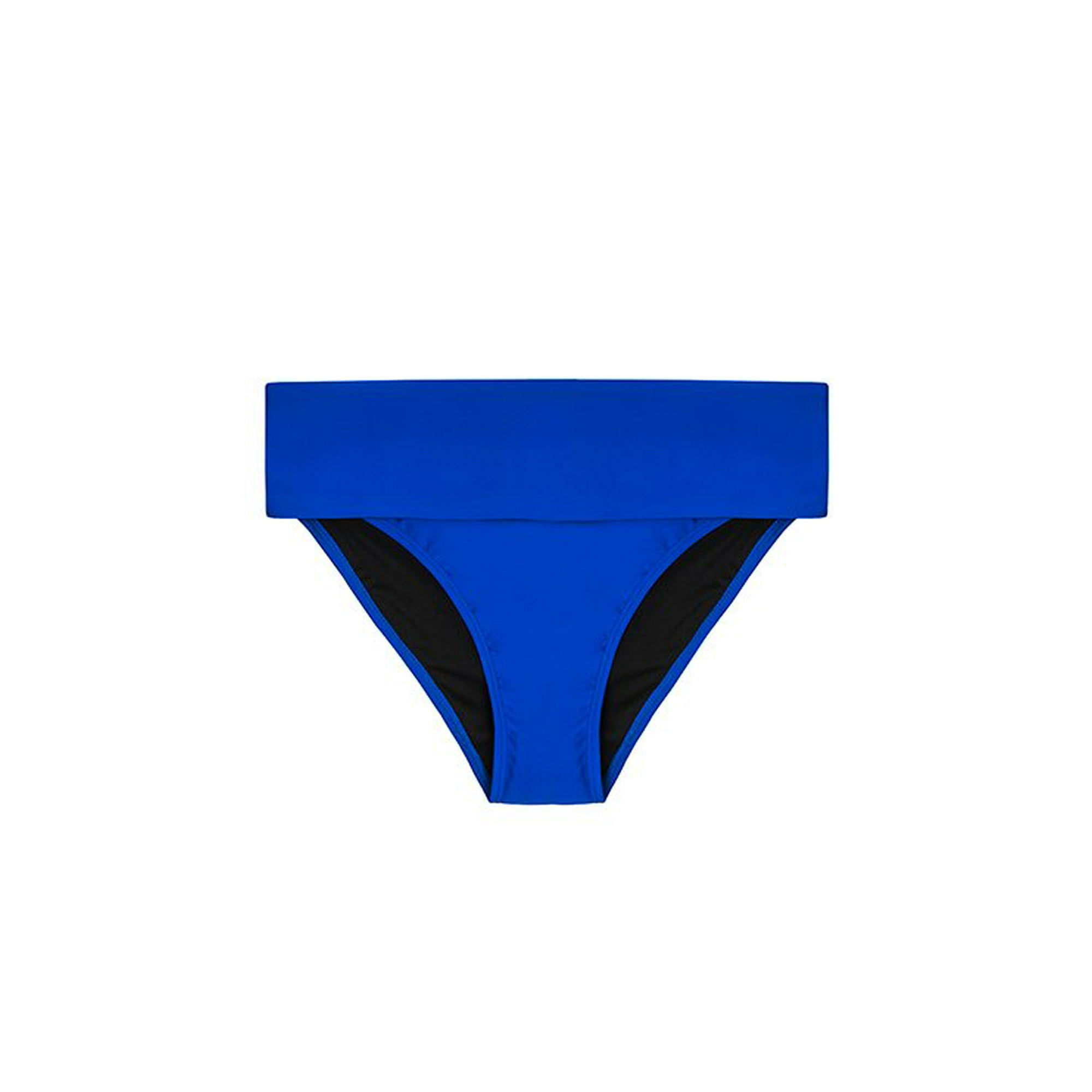 Bikini Calzón Pin Up Doble Uso Azul S | Lider