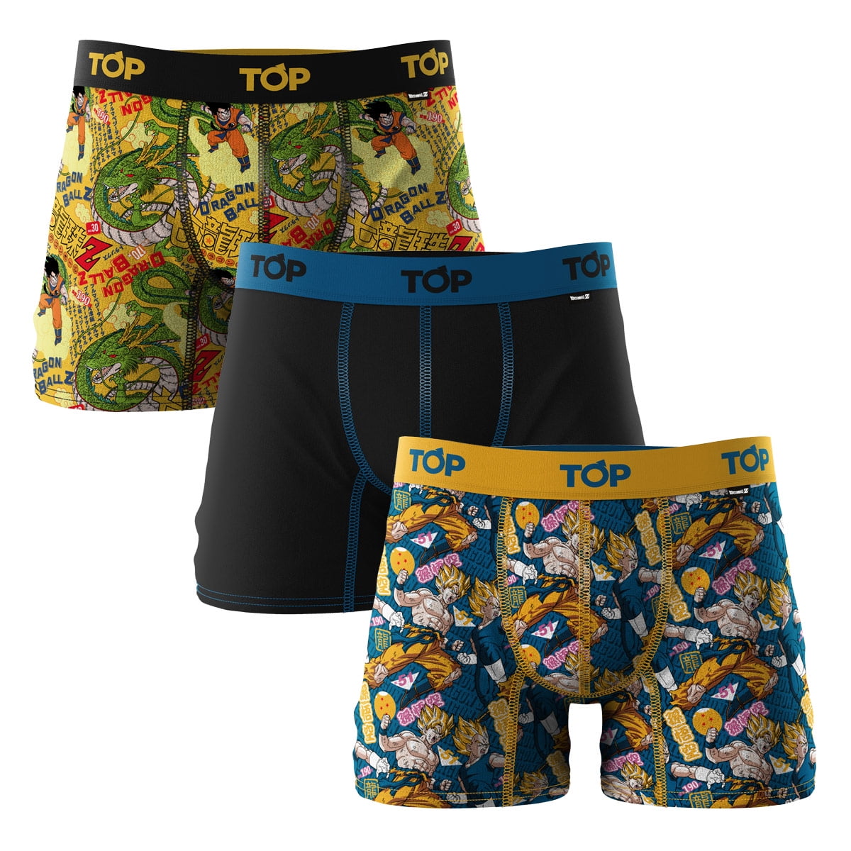 Bóxer Medio Dragon Ball Z Algodón Pack 3 C11 Talla Xl | Lider