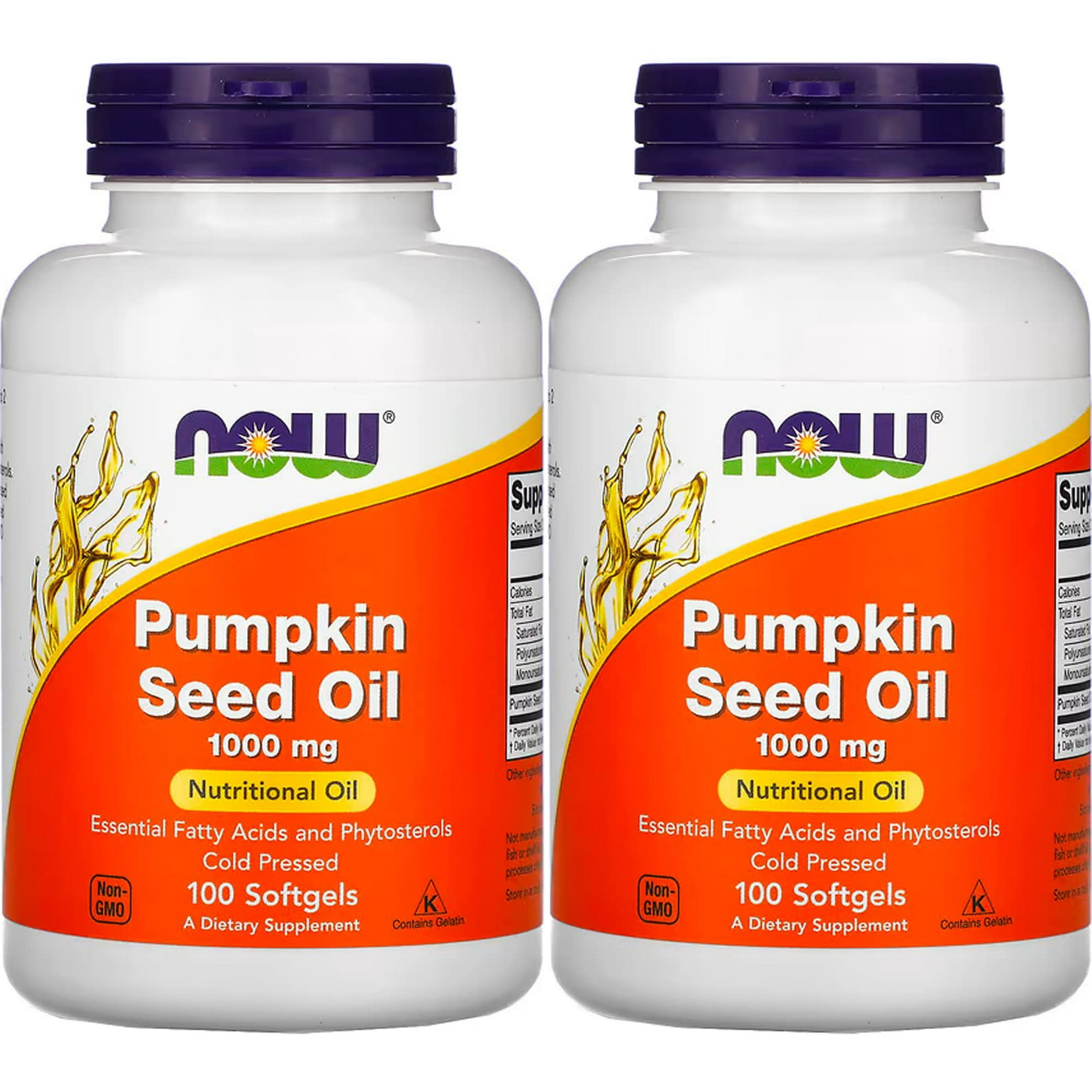 Aceite de semillas de calabaza Supplement Now Foods, 1000 mg, geles ...