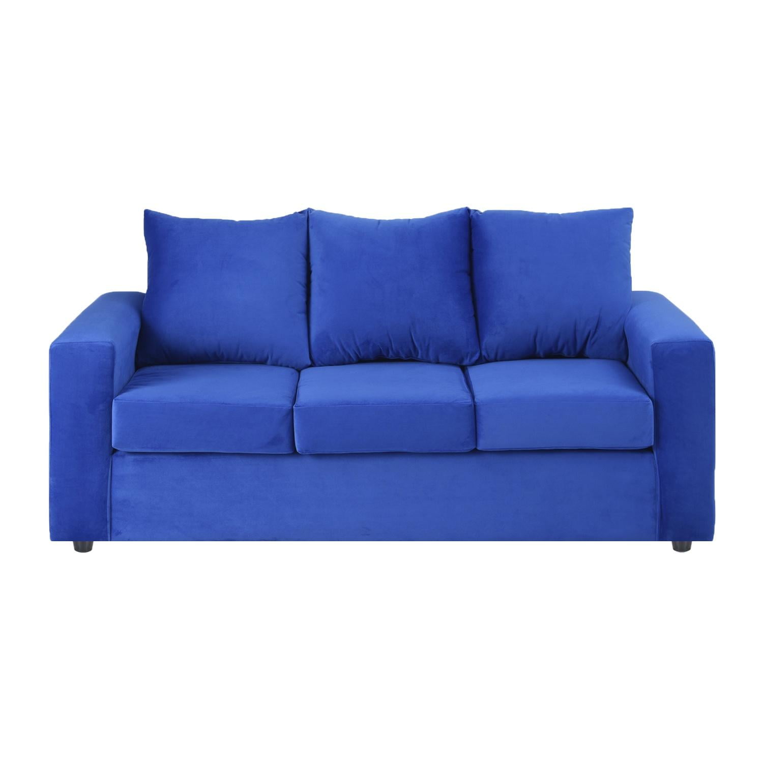 Sofa Kendy 3C Felpa 30 Azul Rey | Lider