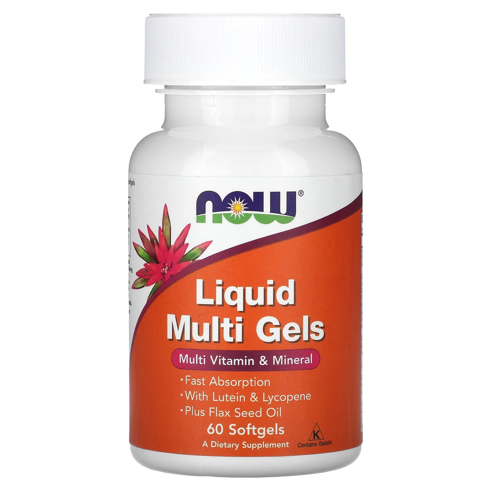 Cápsulas líquidas multiblandas Supplement NOW Foods 60 cápsulas blandas ...