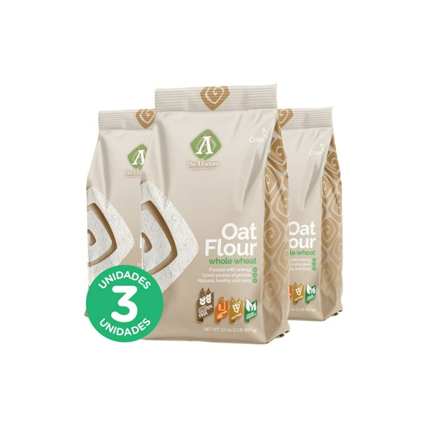 Pack 3, Exportación Harina de Avena (Oat flour) 907gr | Lider
