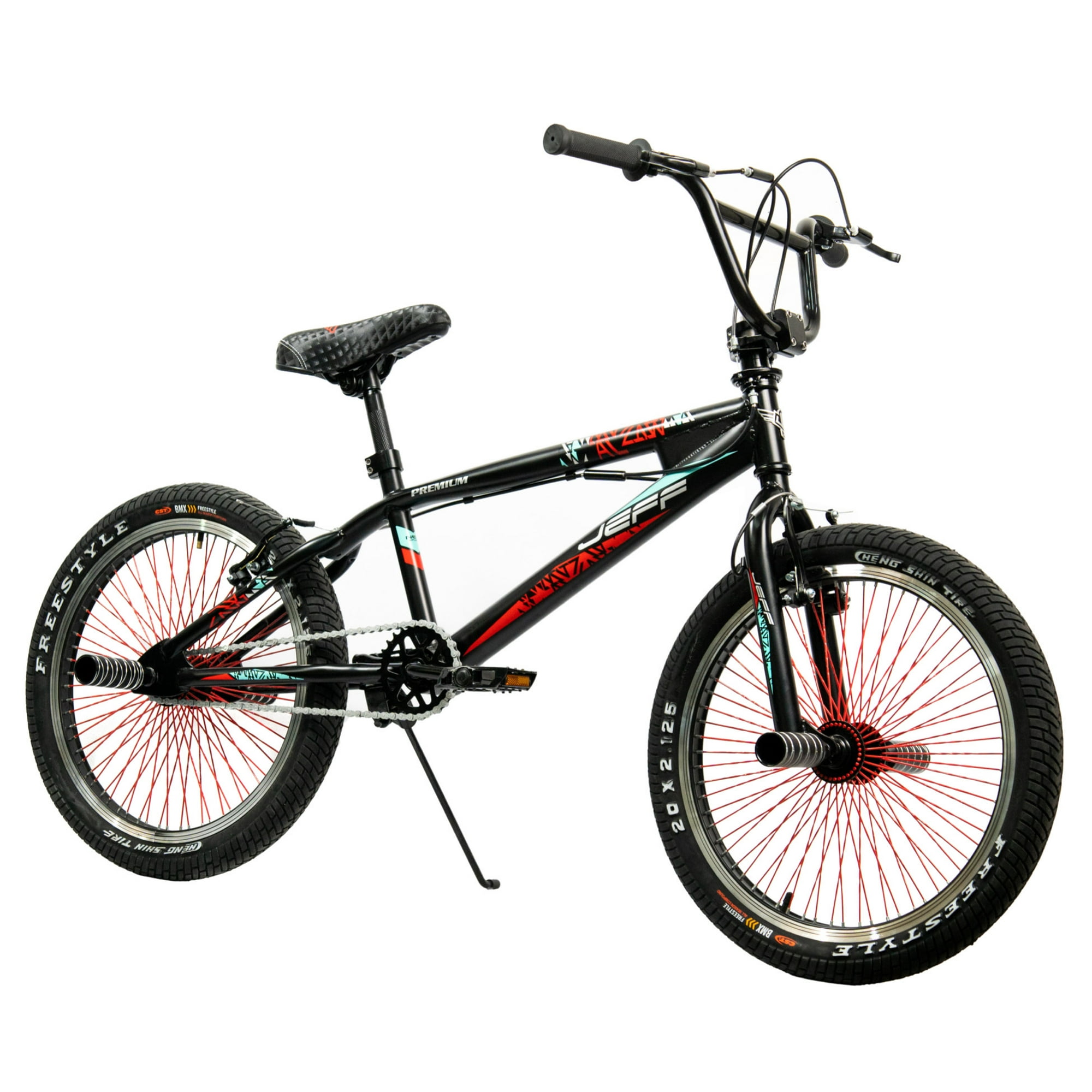 Bicicleta BMX Aro 20 Negro Premium | Lider