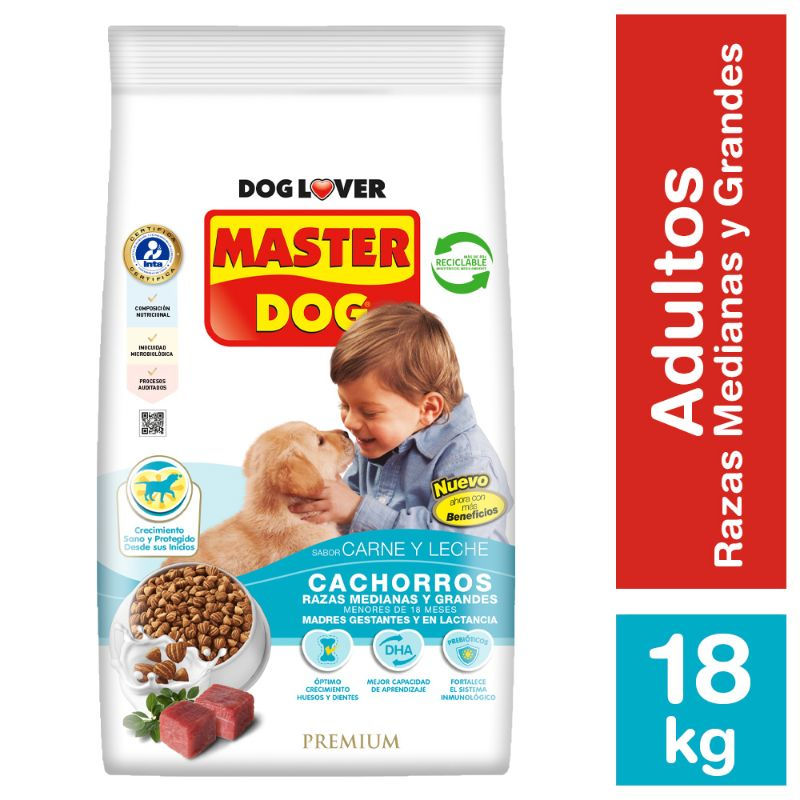 Alimento Master Dog Cachorro 18 kg. | Lider