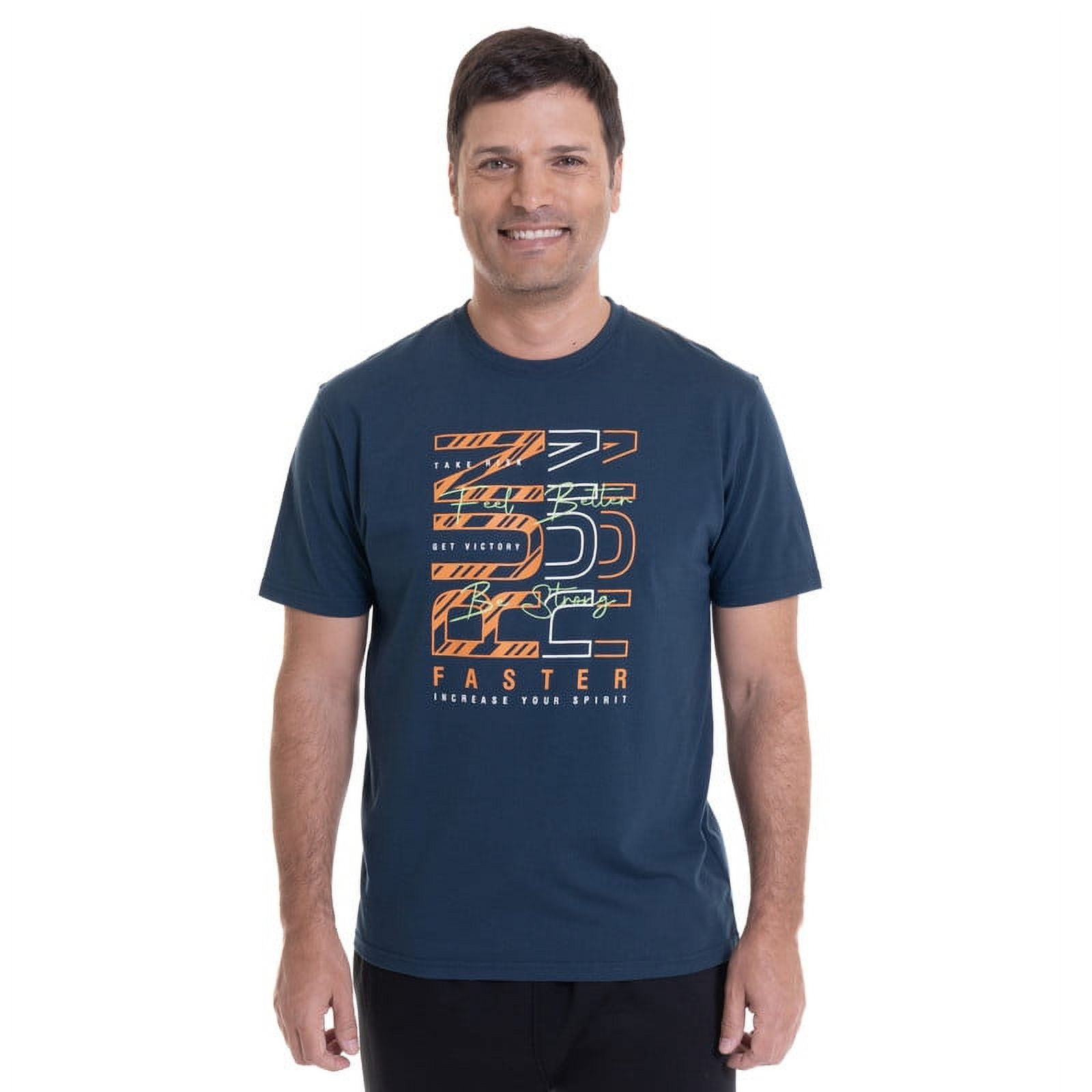 Polera Estampada Azul Marino | Lider