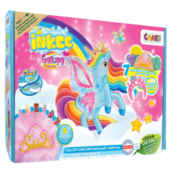 Craze Set Bombas para Baño y/o Piscina Galupy Unicorn Vegan | Lider