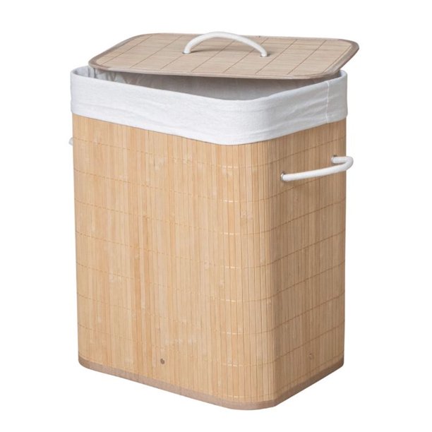 Canasto Hamper Bamboo Rectangular | Lider