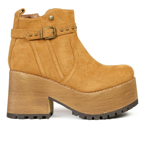 Botín Mujer Camel Nanami Boteli | Lider