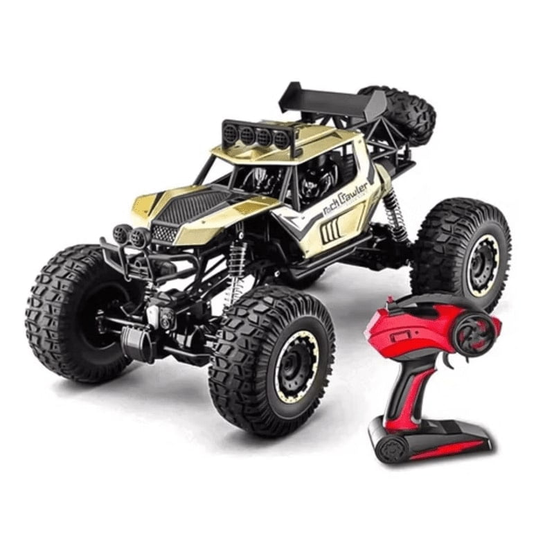 Camioneta Todoterreno Traccion 4x4 Control Remoto Metal18 Dorado | Lider